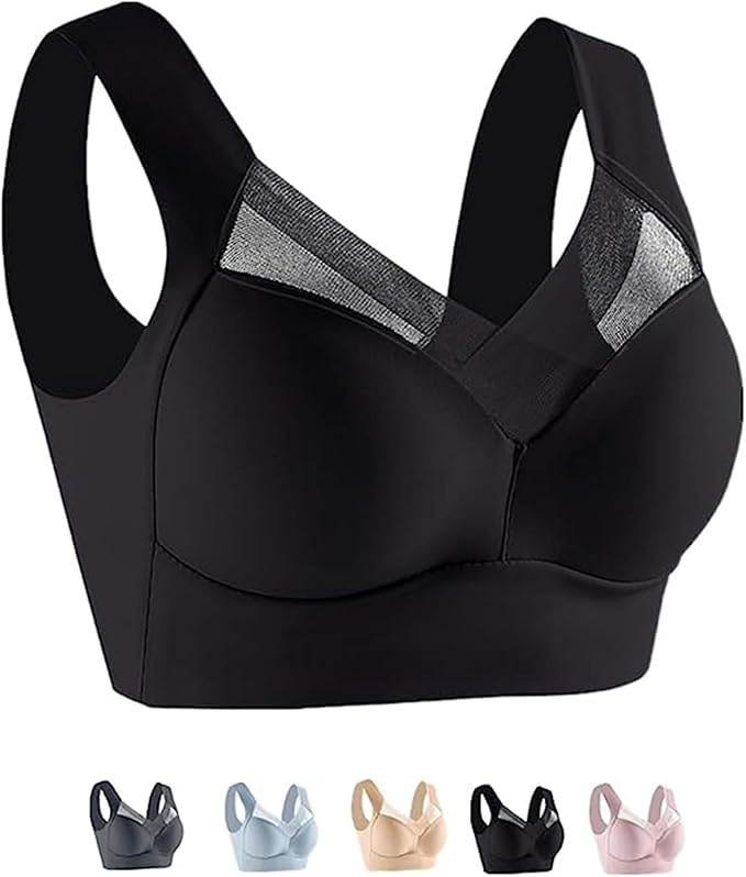 Zinbole Wmbra Bra, Wmbra Posture Correcting Bra, Fashion Deep Cup Bra ...