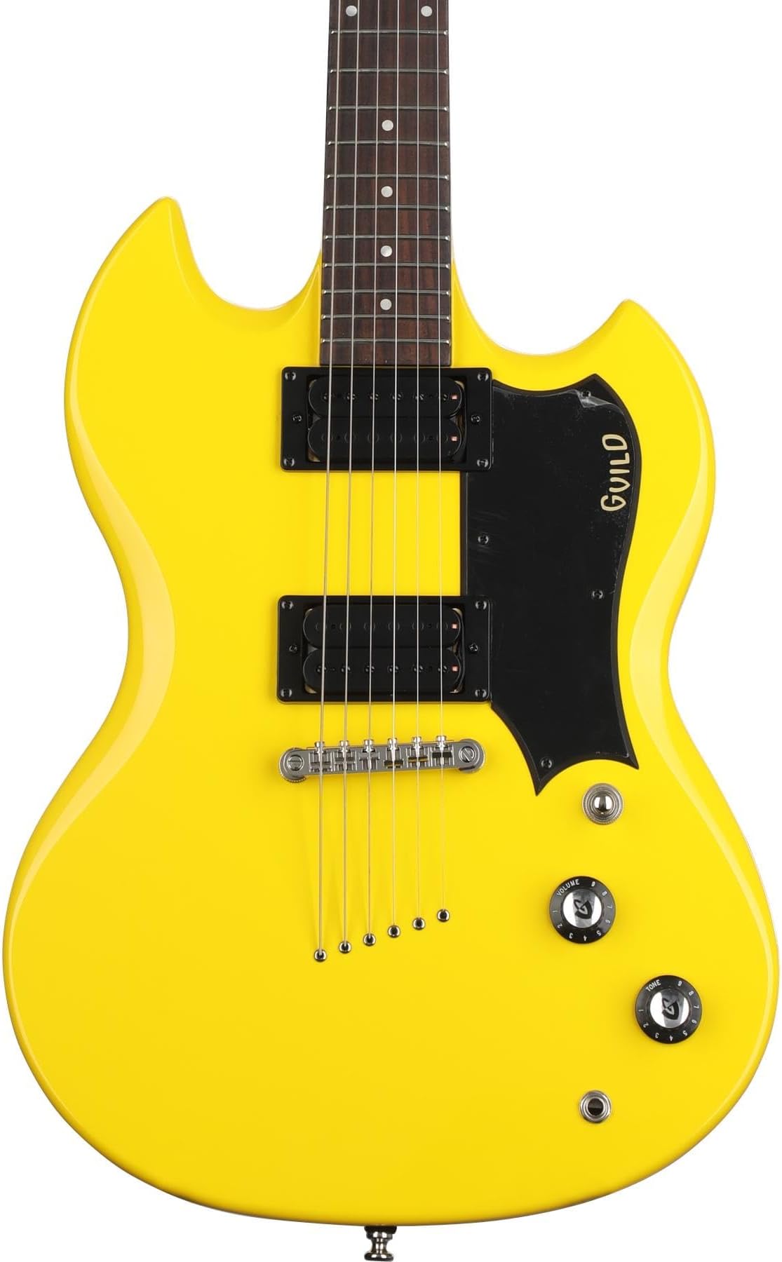 Amazon.com: Guild Polara Electric Guitar - Voltage Yellow : Musical ...