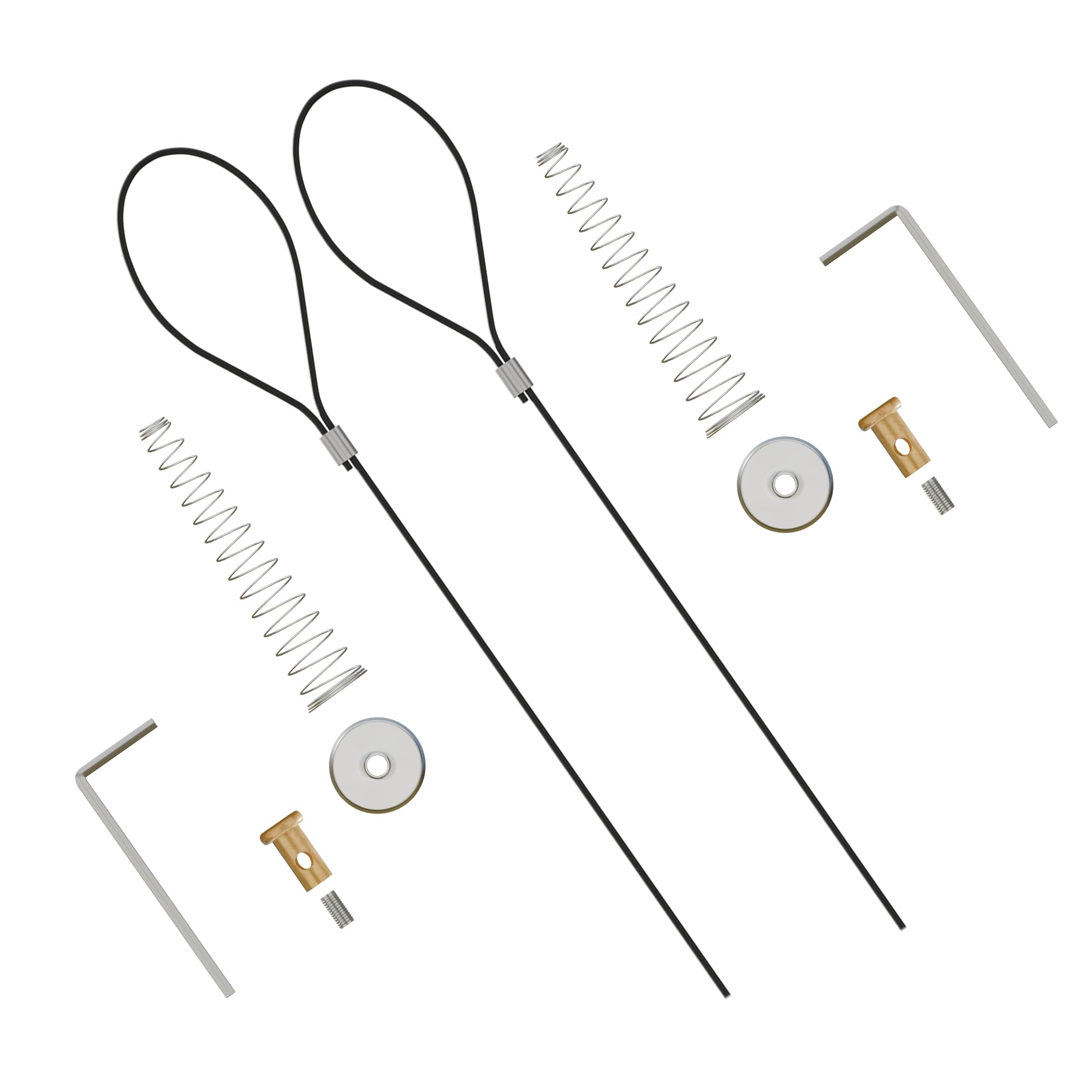 Amazon.com: DURIGID Gate Latch Cable Pull, Spring-Loaded Latch Kit Gate ...