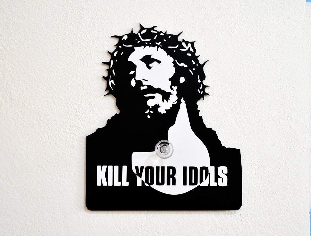 Amazon.com: Kill Your Idols Silhouette - Wall Hook/Coat Hook/Key Hanger ...