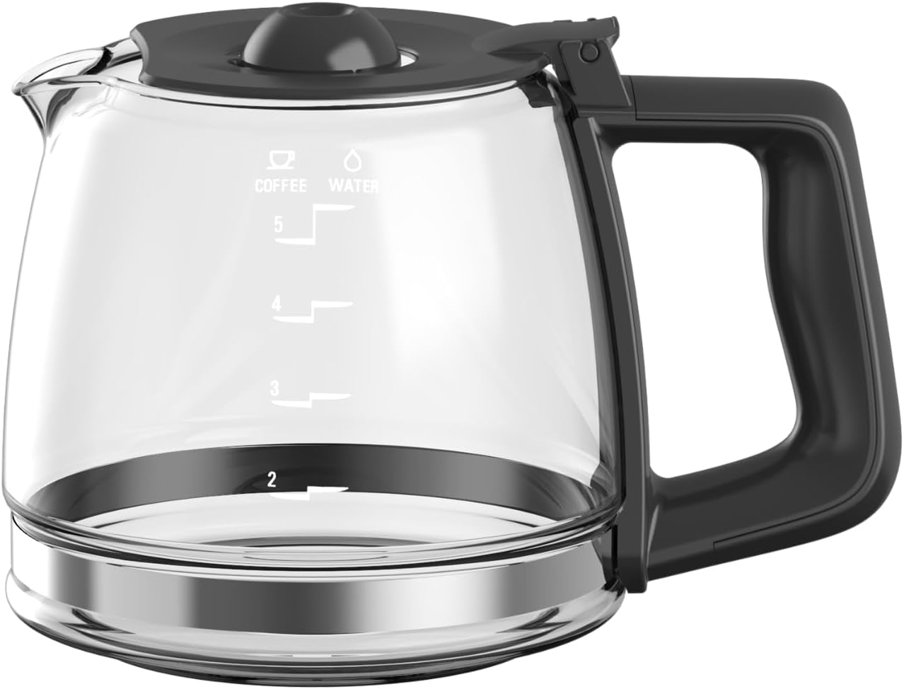Amazon.com: Capresso Glass Carafe 12 Cup, Black : Home & Kitchen