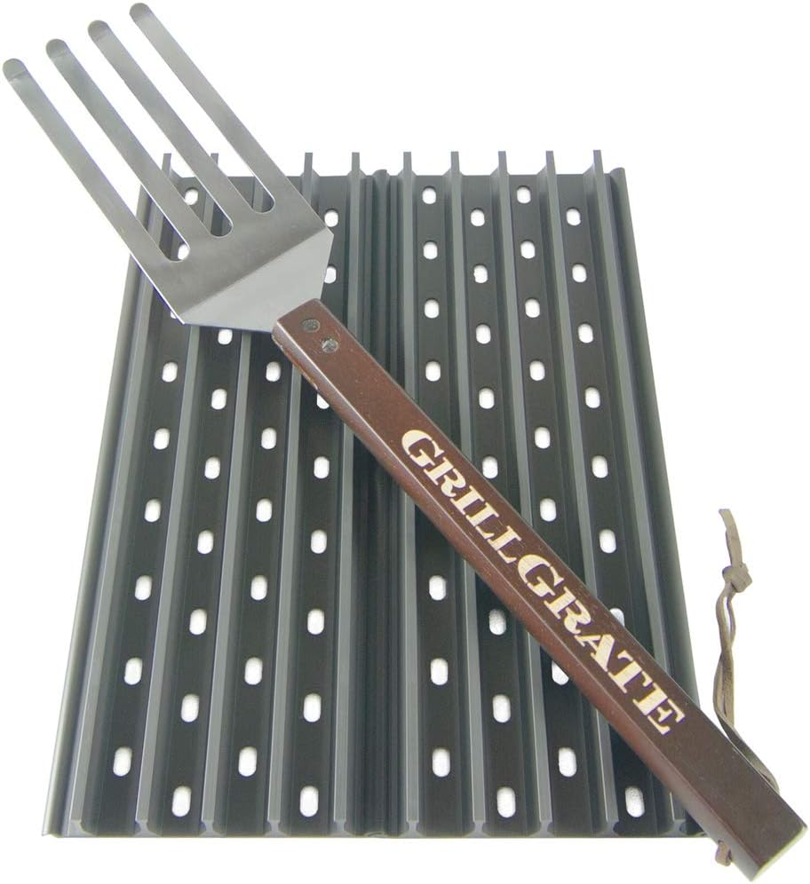 Kit of Two 35cm GrillGrates (Interlocking)+Grate Tool : Amazon.com.au ...