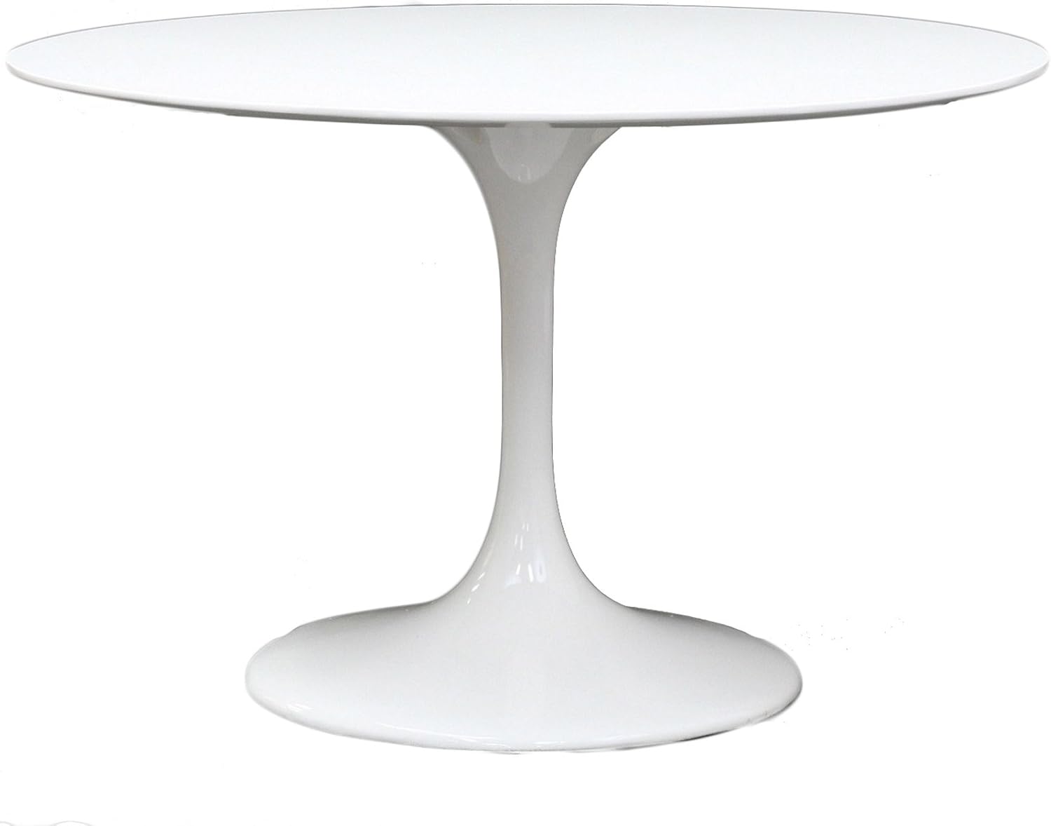 Amazon.com - East End Imports Modern White Round Pedestal Dining Table ...