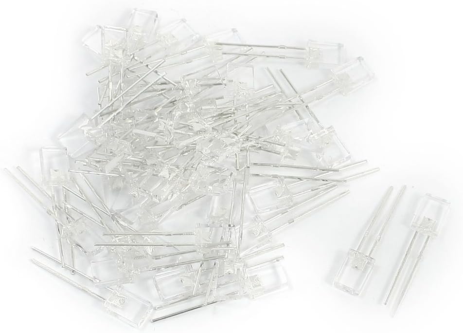 Amazon.com: ARINAL 50 Pcs Diodes DC 1.8-2.0V Red LED Bulb Light ...