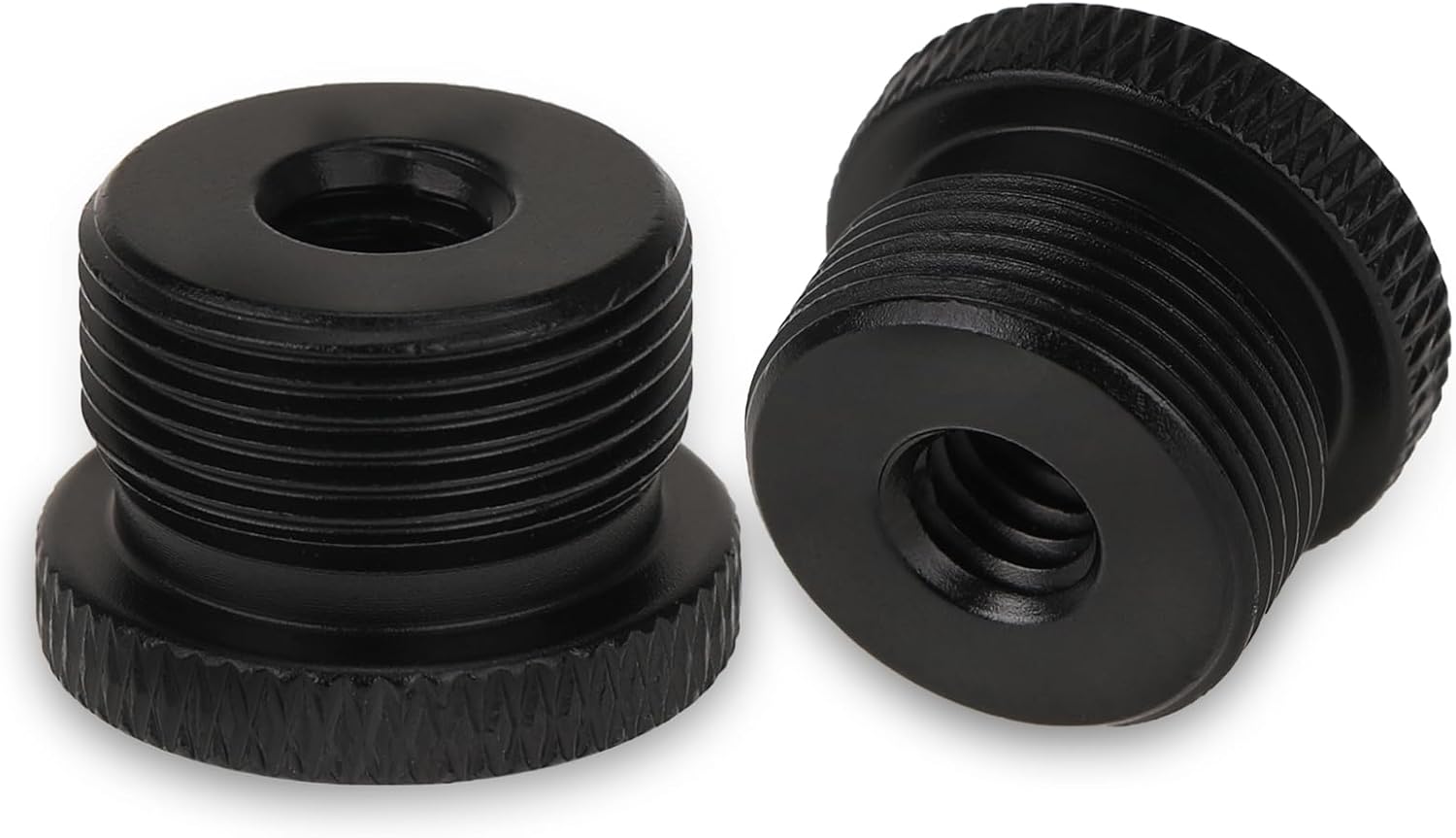 2 Pcs Mic Stand Adapter 1/4 Female to 5/8 Male Mic Thread Adapter Screw ...