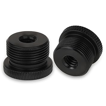 2 Pcs Mic Stand Adapter 1/4 Female to 5/8 Male Mic Thread Adapter Screw ...