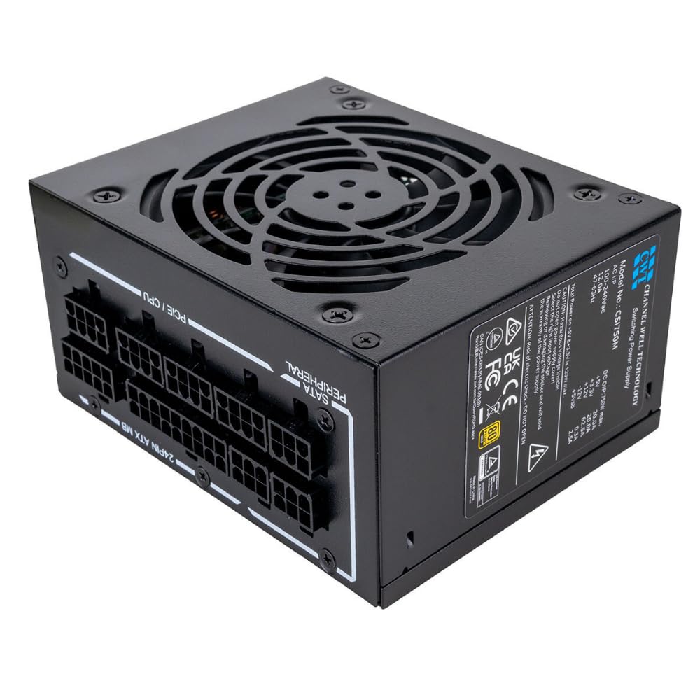 Buy CHANNEL WELL 750W SFX Power Supply (80 Plus Gold Certified, SFX ...