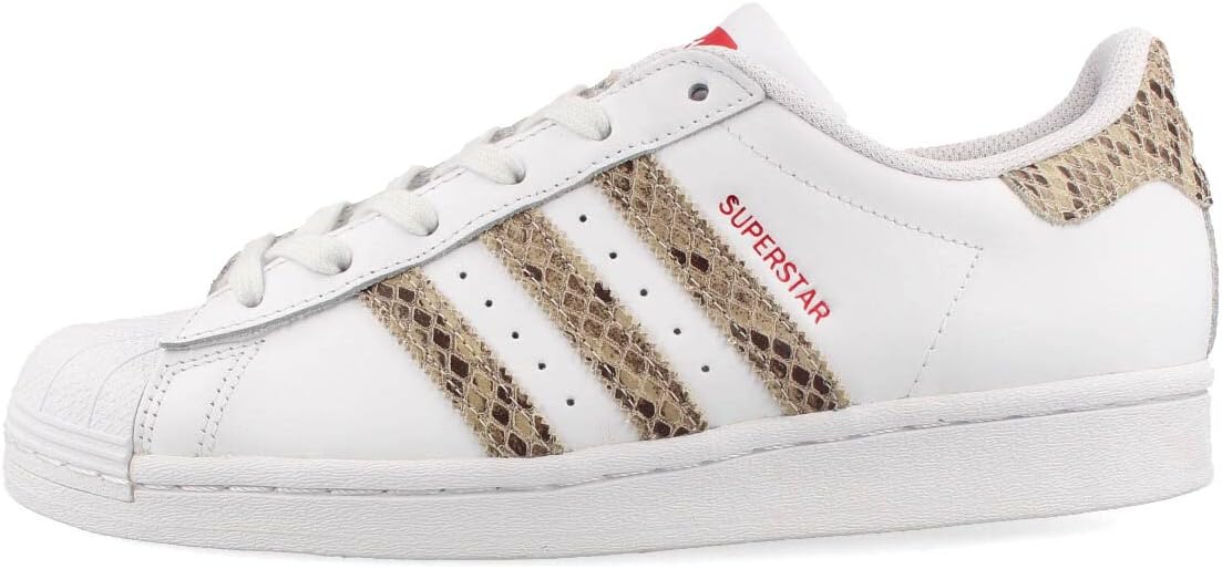 Amazon.co.jp: [アディダス] SUPERSTAR W スーパースター ウィメンズ ヘビ柄 FTWR WHITE/WONDER ...