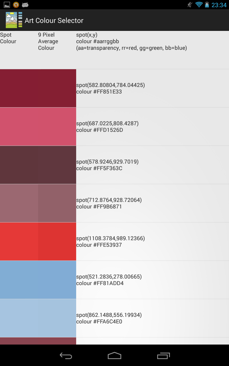Art Color Selector - App on Amazon Appstore