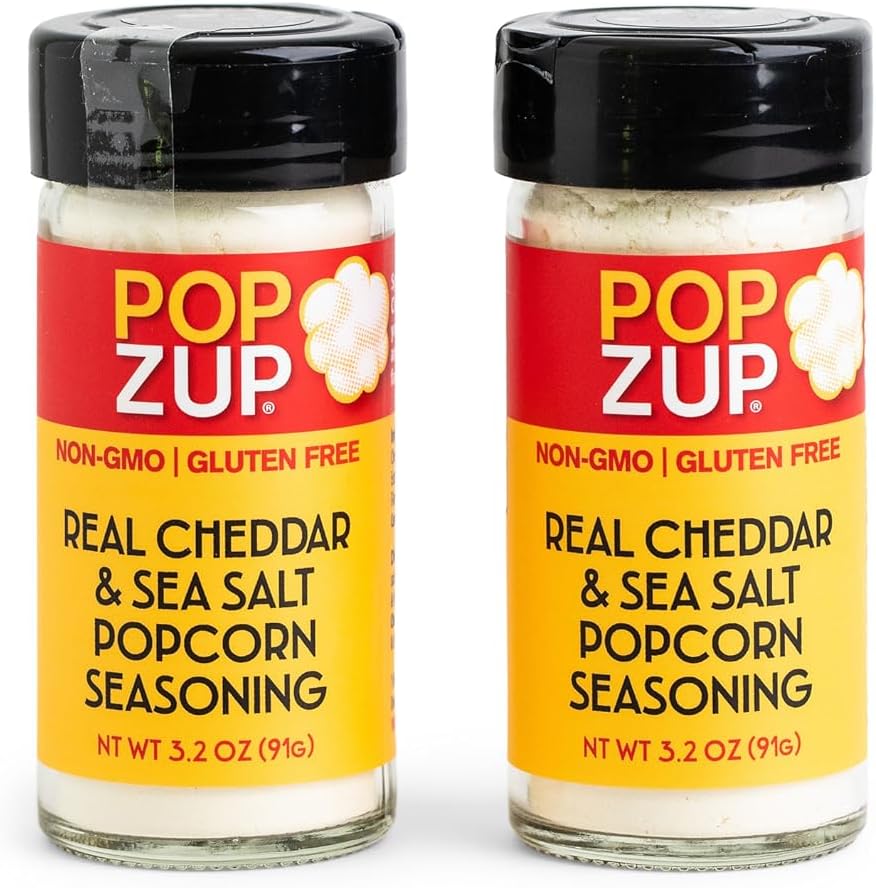 Amazon.com : Popzup Popcorn Seasonings 2 Pack - Pure & Simple ...