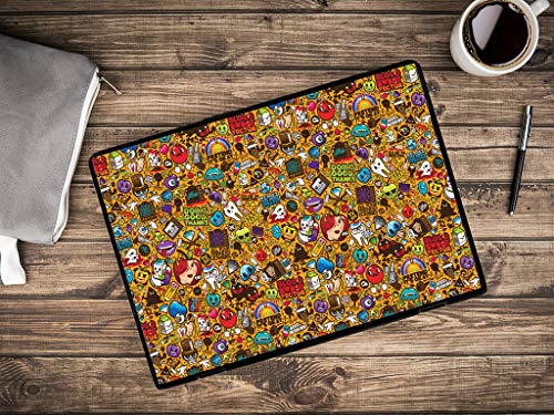 PIXELARTZ Laptop Skins GTA Doodle Art Stickers Collage 15.6 Inches ...