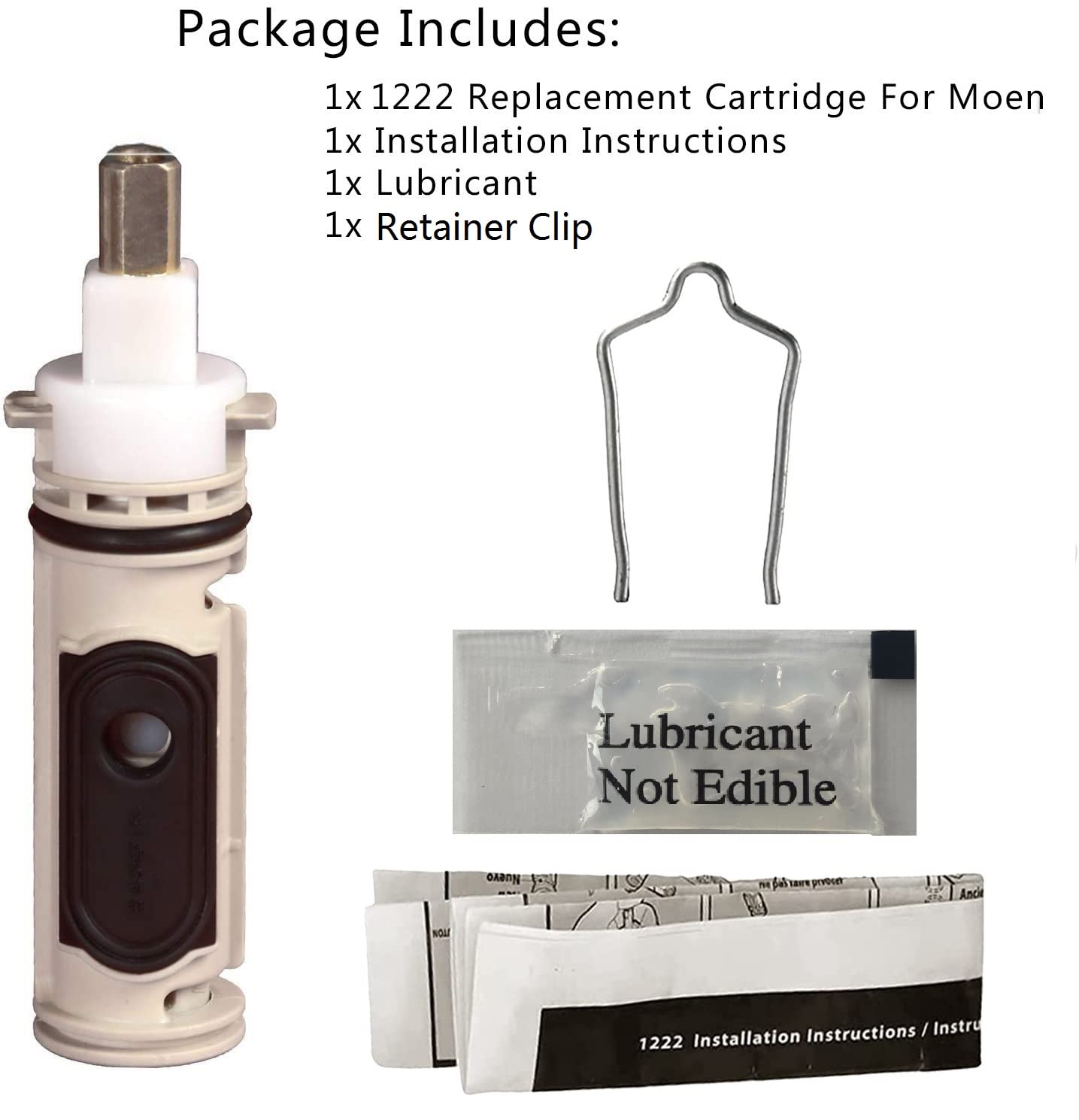 Snapklik.com : 1222 Replacement Cartridge For Moen One-Handle Posi Temp ...