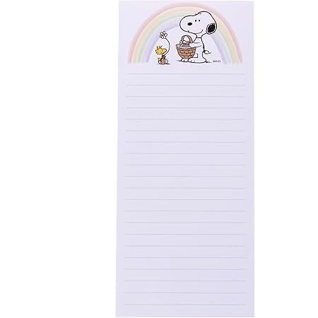 Amazon.com : Graphique Snoopy Woodstock Magnetic Notepad | 100 Tear ...