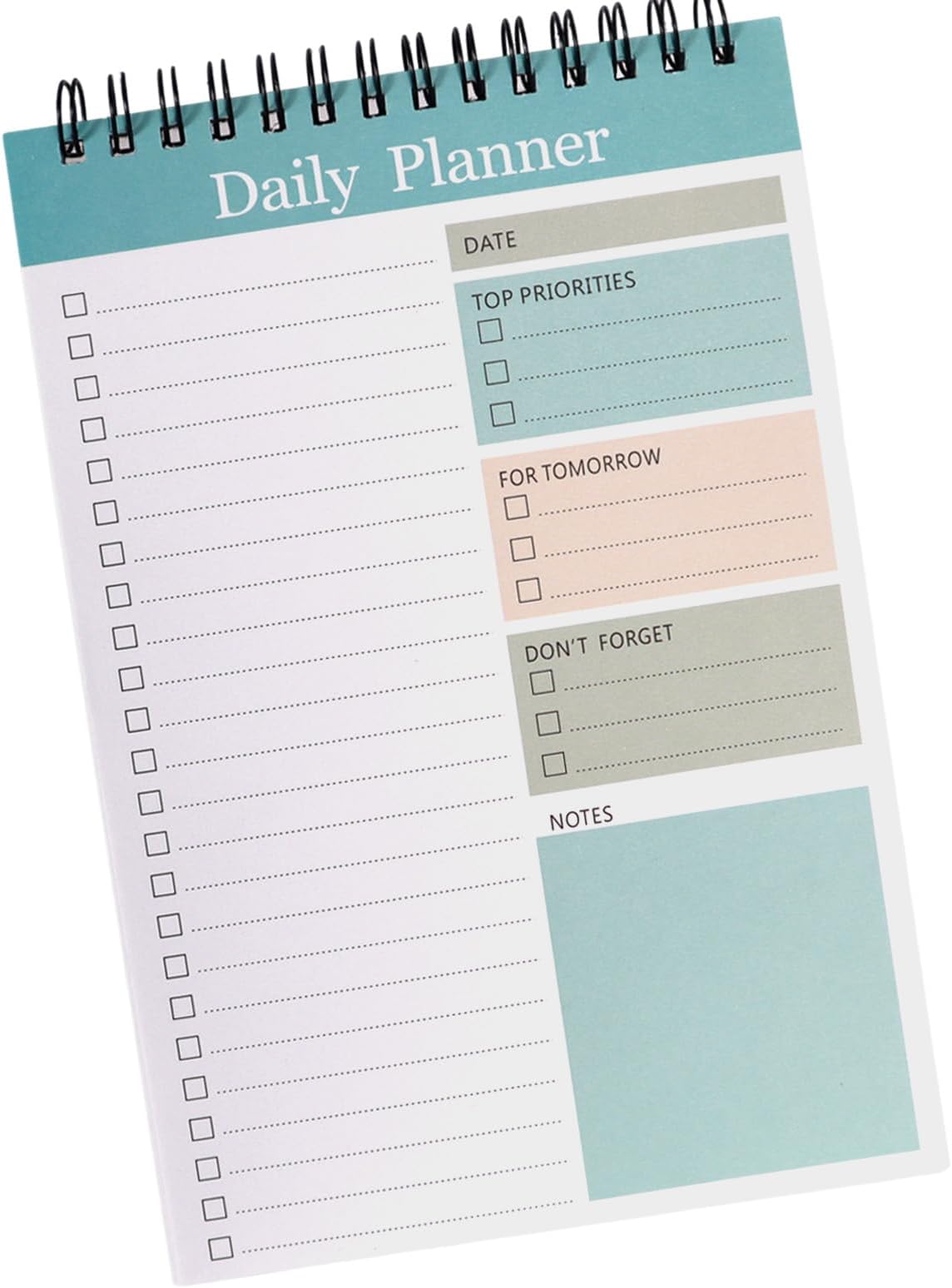 35 Sheets To Do List Notebook Pad Daily Work Planner, 19.8 x 13.2cm ...