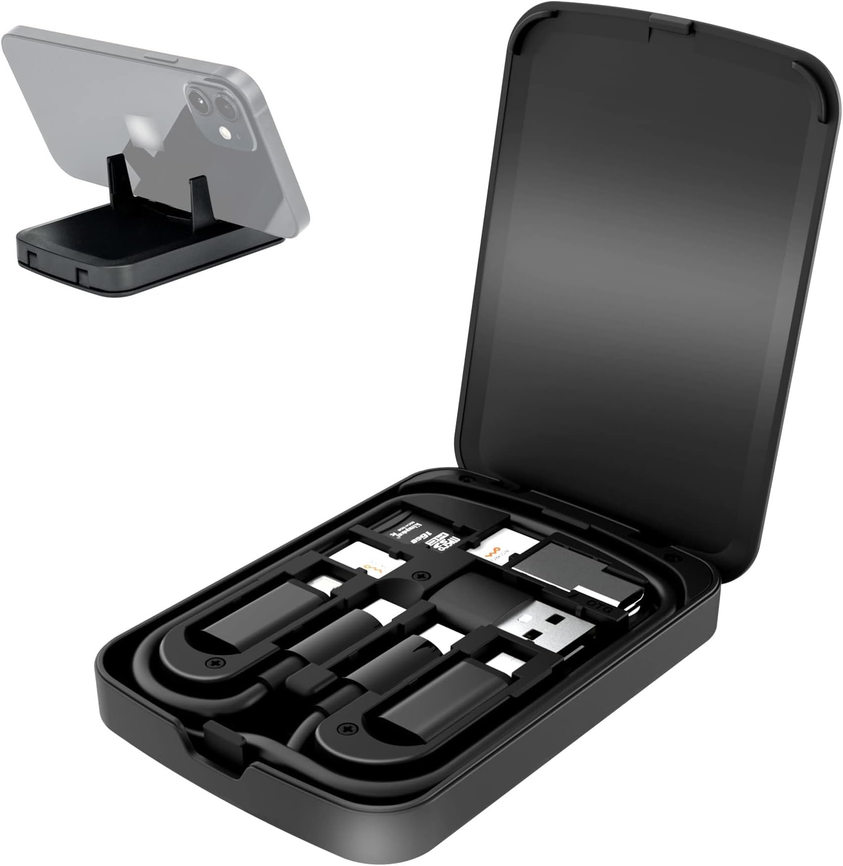 Amazon.com: Multi-Functional Compact Cable Card with 22" USB-C Cable ...