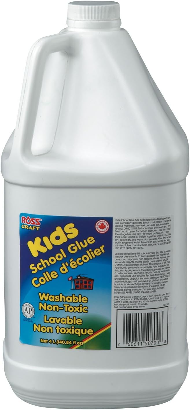 Ross 50700 Washable School Glue, 3.8 L (1 Gallon) Jug : Amazon.ca: Toys ...