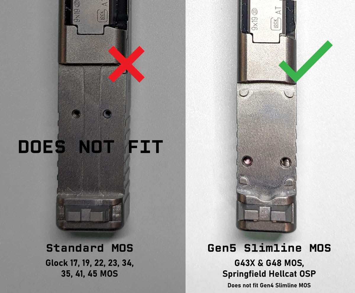 Snapklik.com : Monstrum Glock 43X/48 MOS/Hellcat OSP Red Dot Plate ...