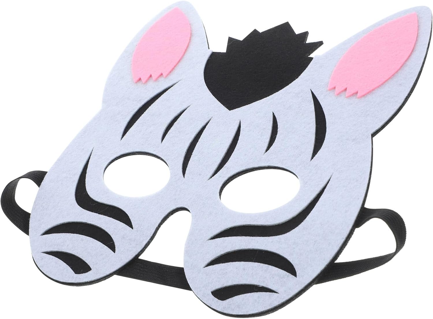 Amazon.com: PACKOVE Animal Felt Masks Party Favors Kids Zebra Funny ...