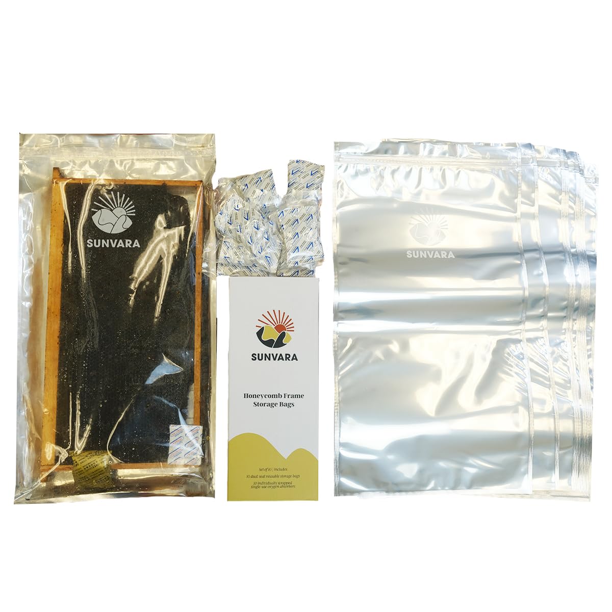Snapklik.com : Bee Storage Beehive Frame Honeycomb Resealable Bag ...