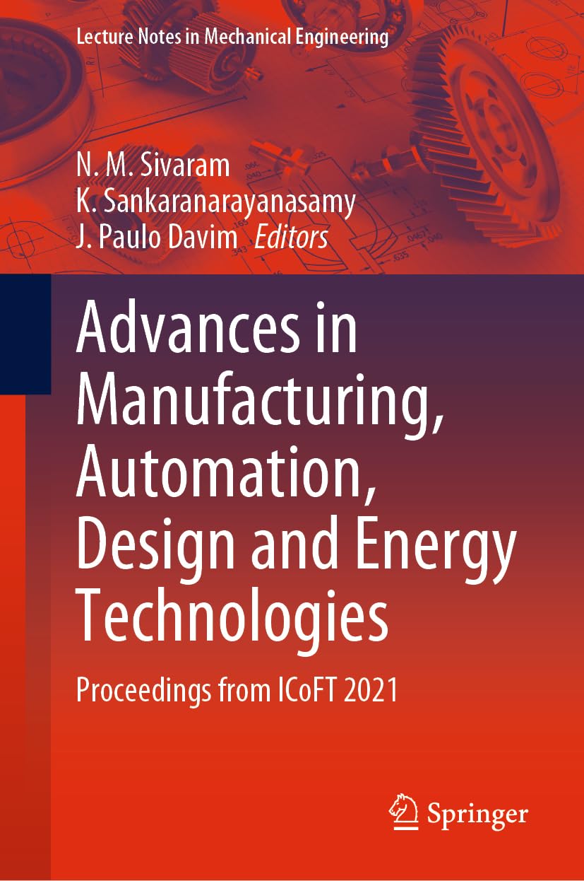 Advances in Manufacturing, Automation, Design and Energy Technologies ...