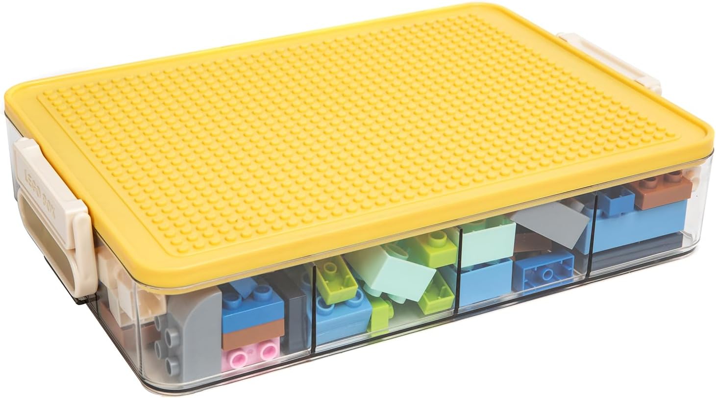 Amazon.com: Matty's Toy Stop Brik-Kase 2.0 Travel, Building, Storage ...