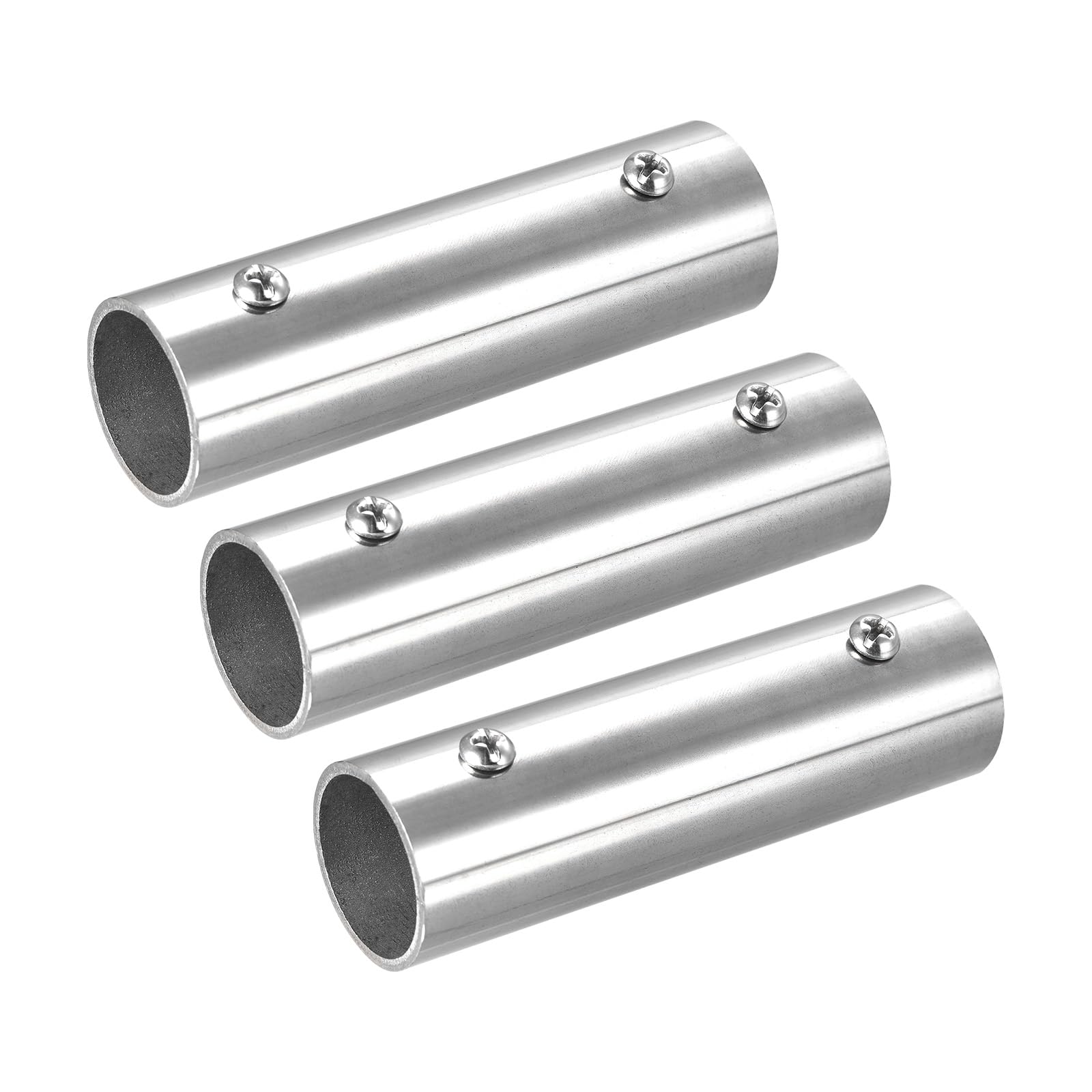Amazon.com: uxcell 3Pcs Straight Pipe Fitting Connector, 304 Stainless ...