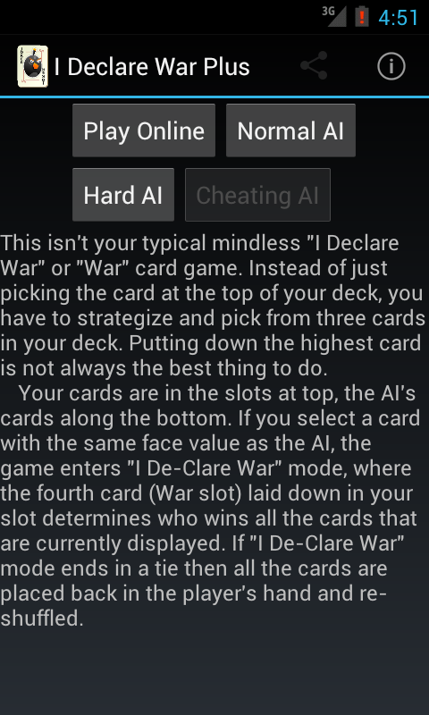I Declare War Free - App on Amazon Appstore