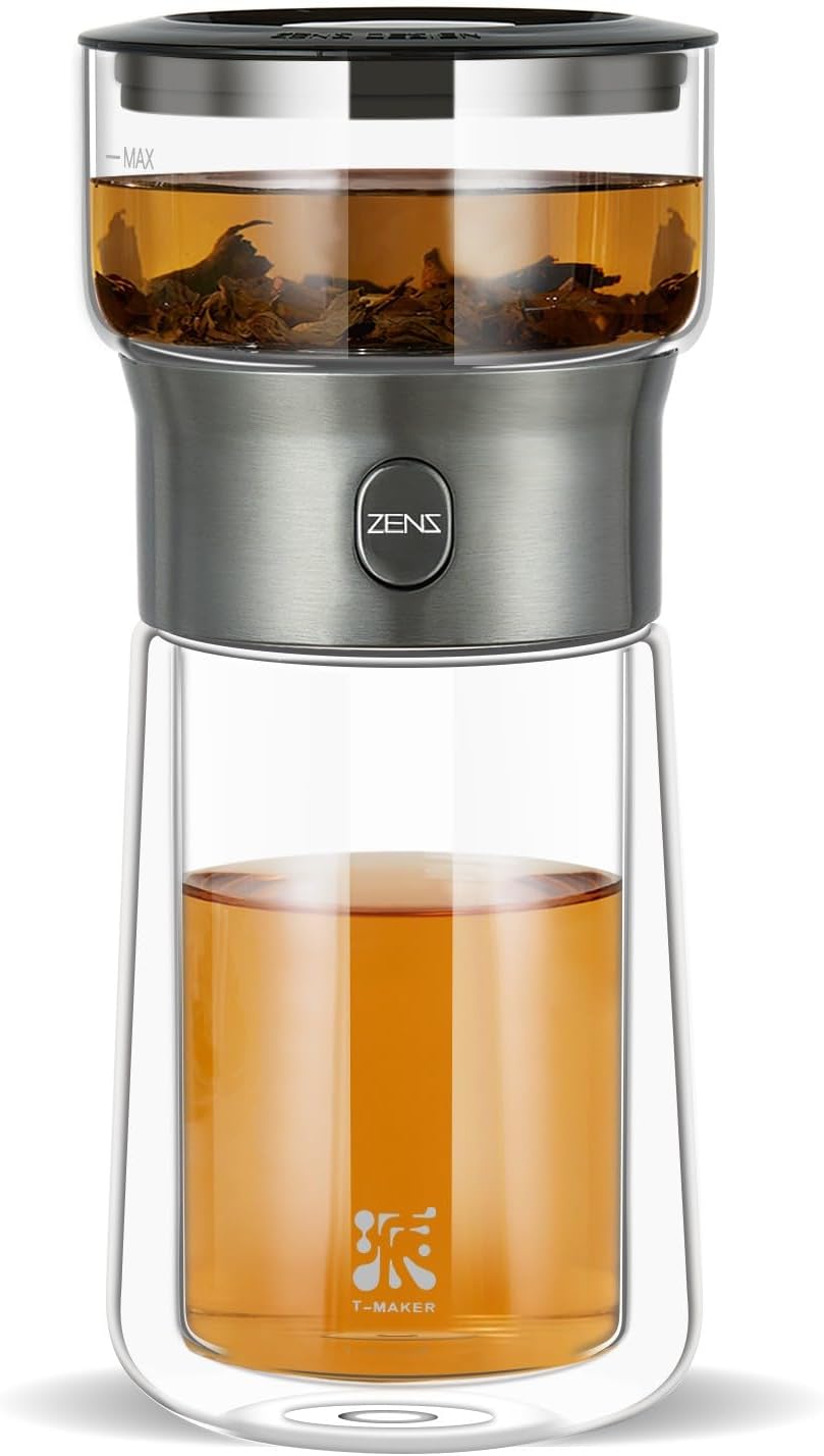 Amazon.com: Tealyra - rapidTEA MAKER - 30-ounce - Loose Tea Teapot ...