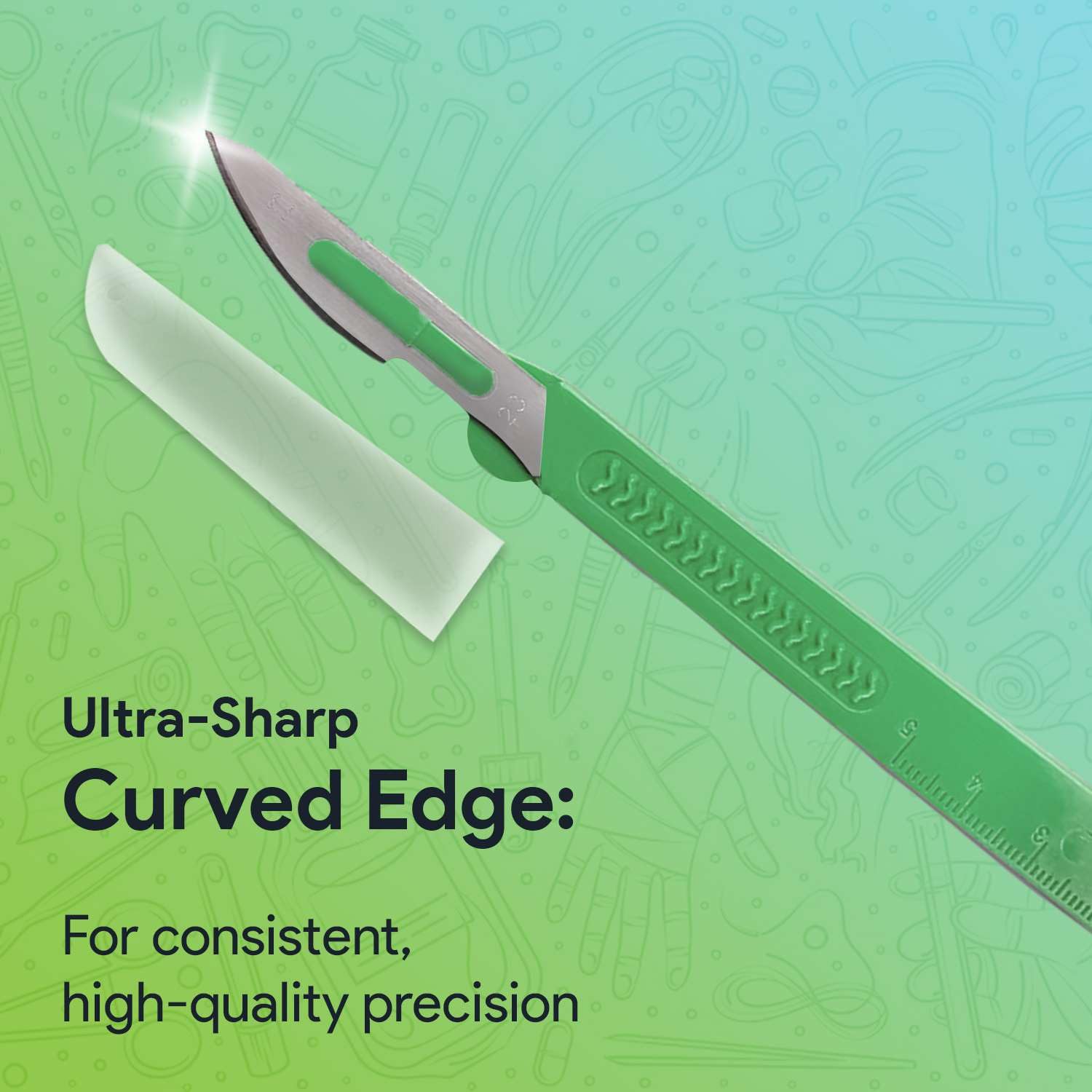 Snapklik.com : FifthPulse Disposable Surgical Scalpel Knife #23 - Ten ...