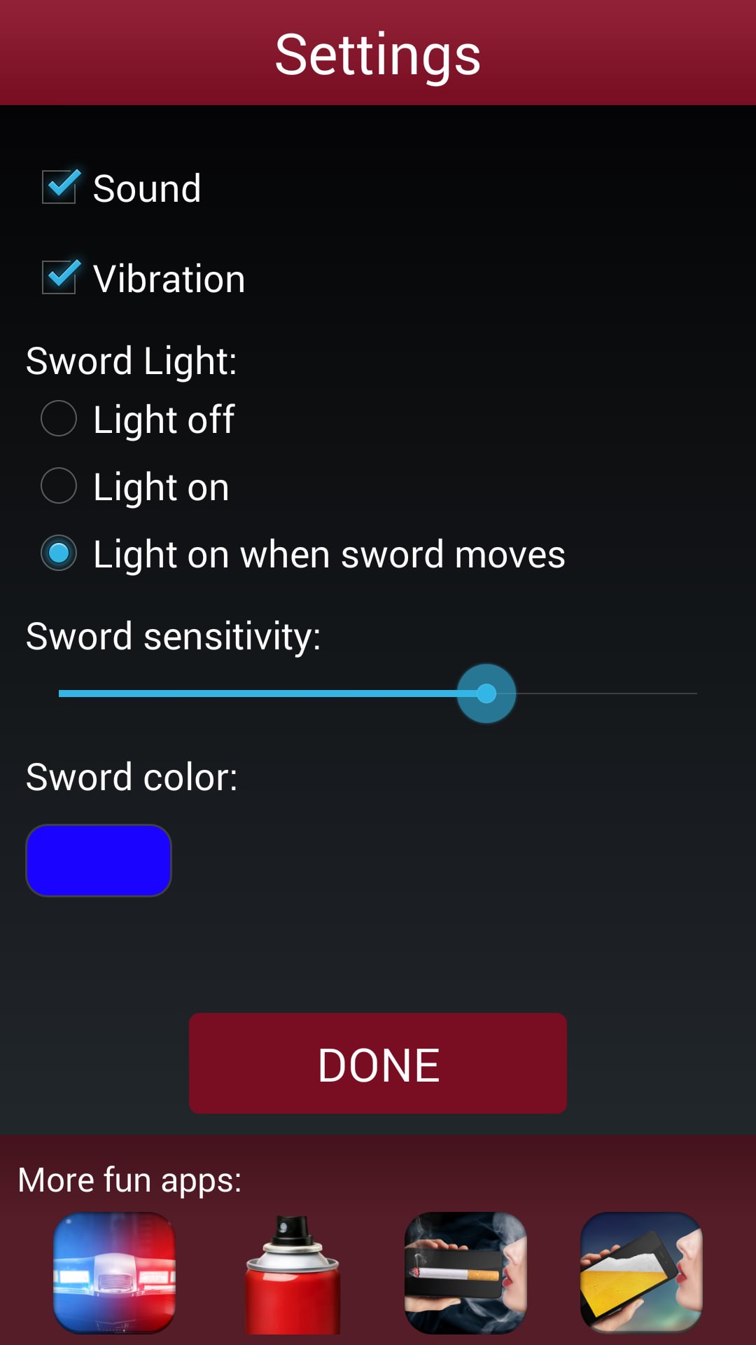 Laser Sword - App on the Amazon Appstore