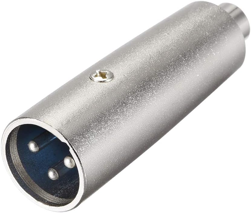 Amazon.com: uxcell® XLR Male to RCA Female Adapter,Gender Changer - 3 ...