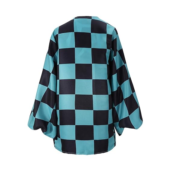 Cos-Love Japanese Anime Tanjiro Kamado Cloak Cosplay Costume Men Women ...