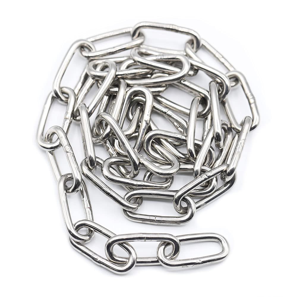 304 Stainless Steel Chain Link Metal Chain Heavy Duty Safety Chain for ...
