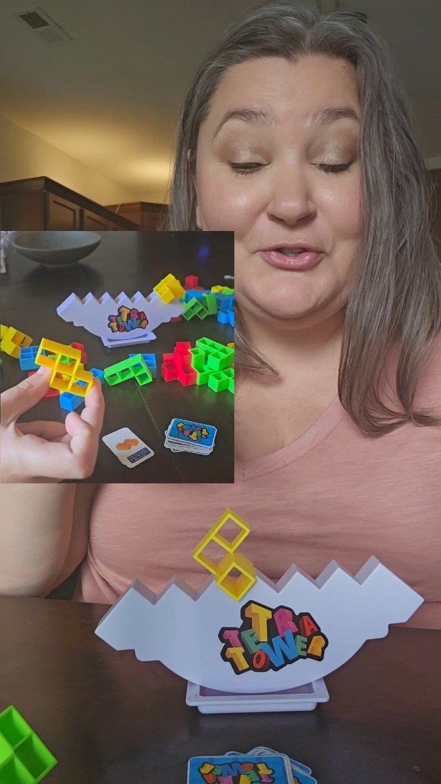 Watch How to Play Tetra Tower...the real life Tetris game on Amazon Live