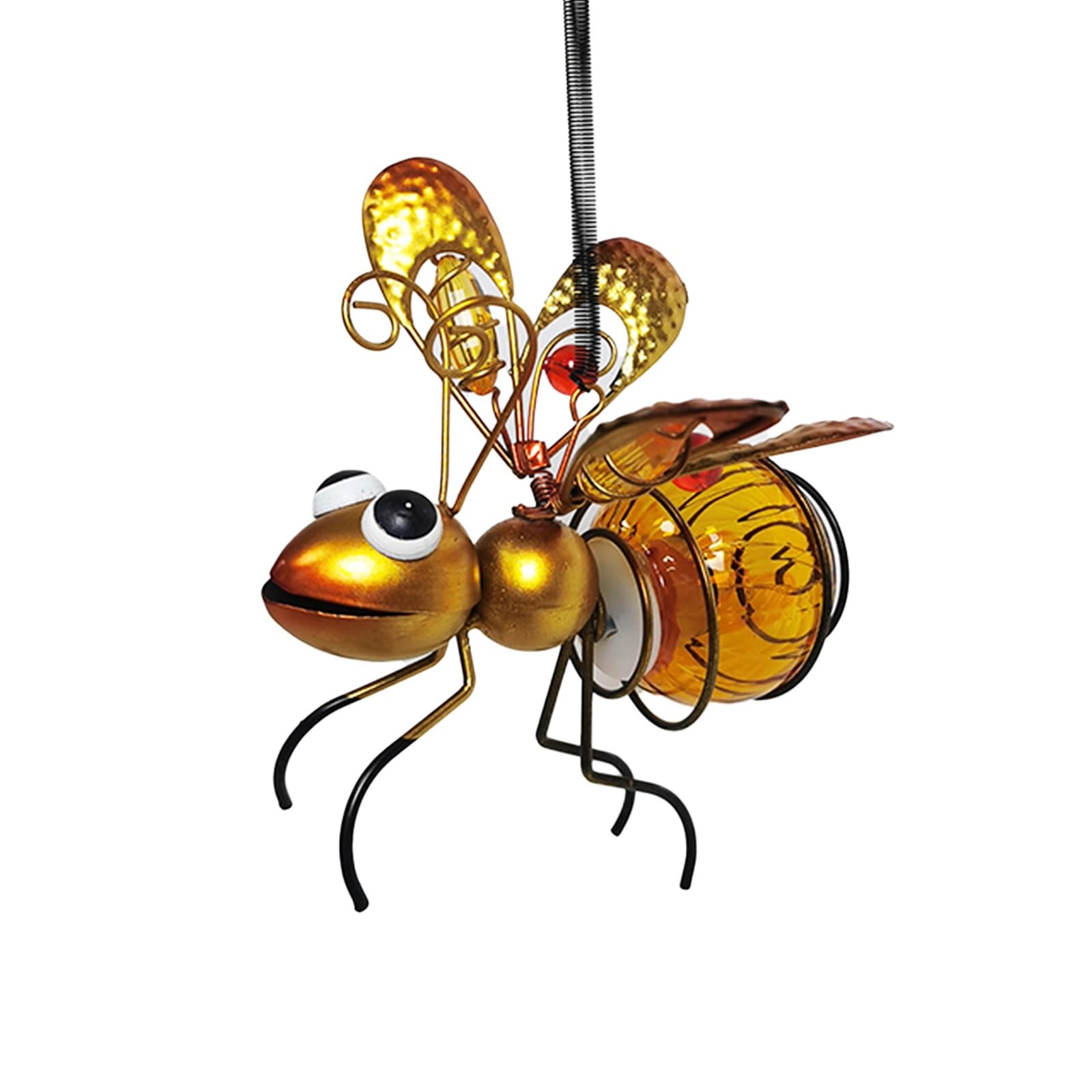 Amazon.com: Honeybee Solar Lantern Garden Decor, LED Hanging Solar ...