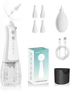 Water Powered Ear Wax Removal Kit - Waterproof Electric Ear Cleaner ...