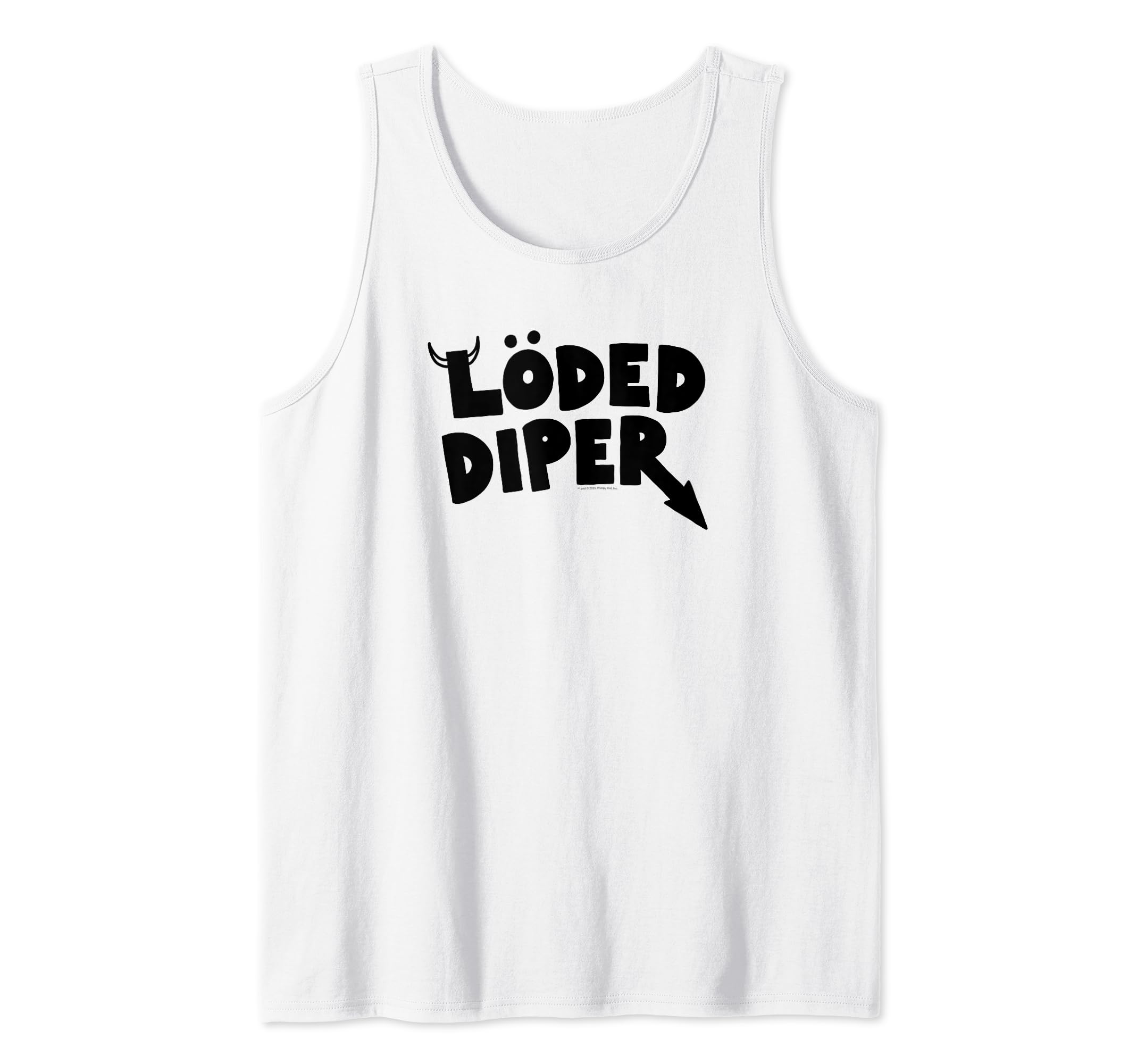 Amazon.com: Diary of a Wimpy Kid LÖDED DIPER Logo Tank Top : Clothing ...