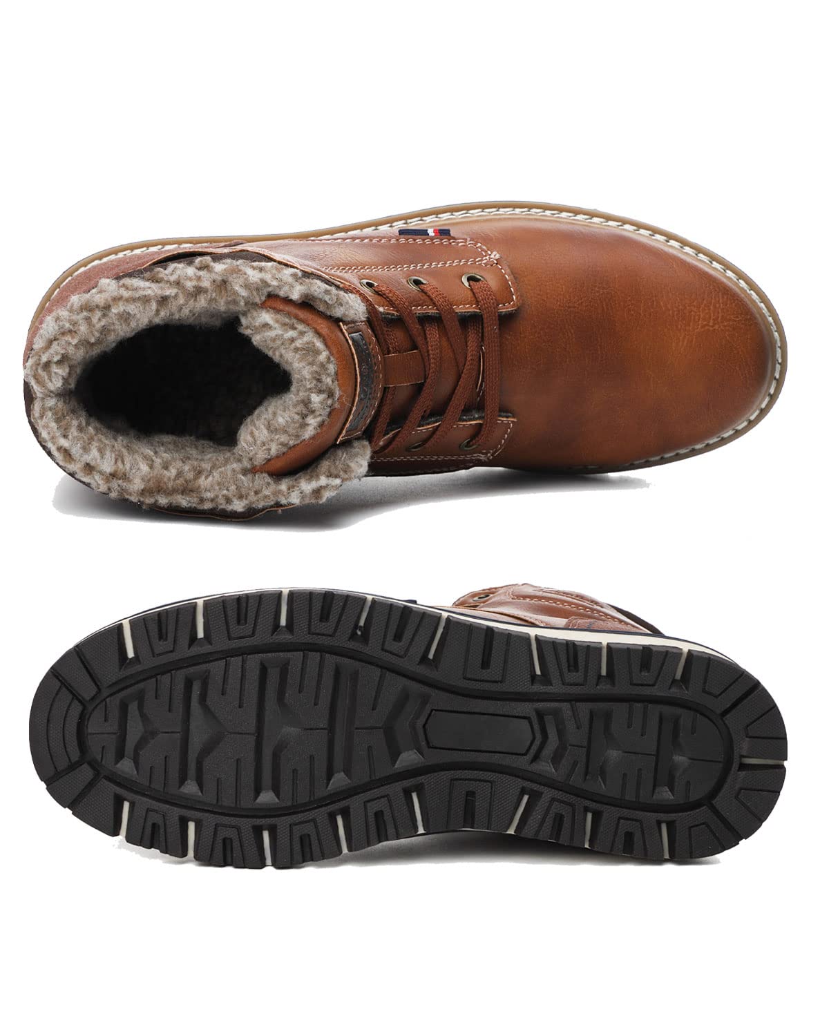 Size 42)) AX BOXING Mens Winter Boots Snow Boots Outdoor Warm Non Slip ...