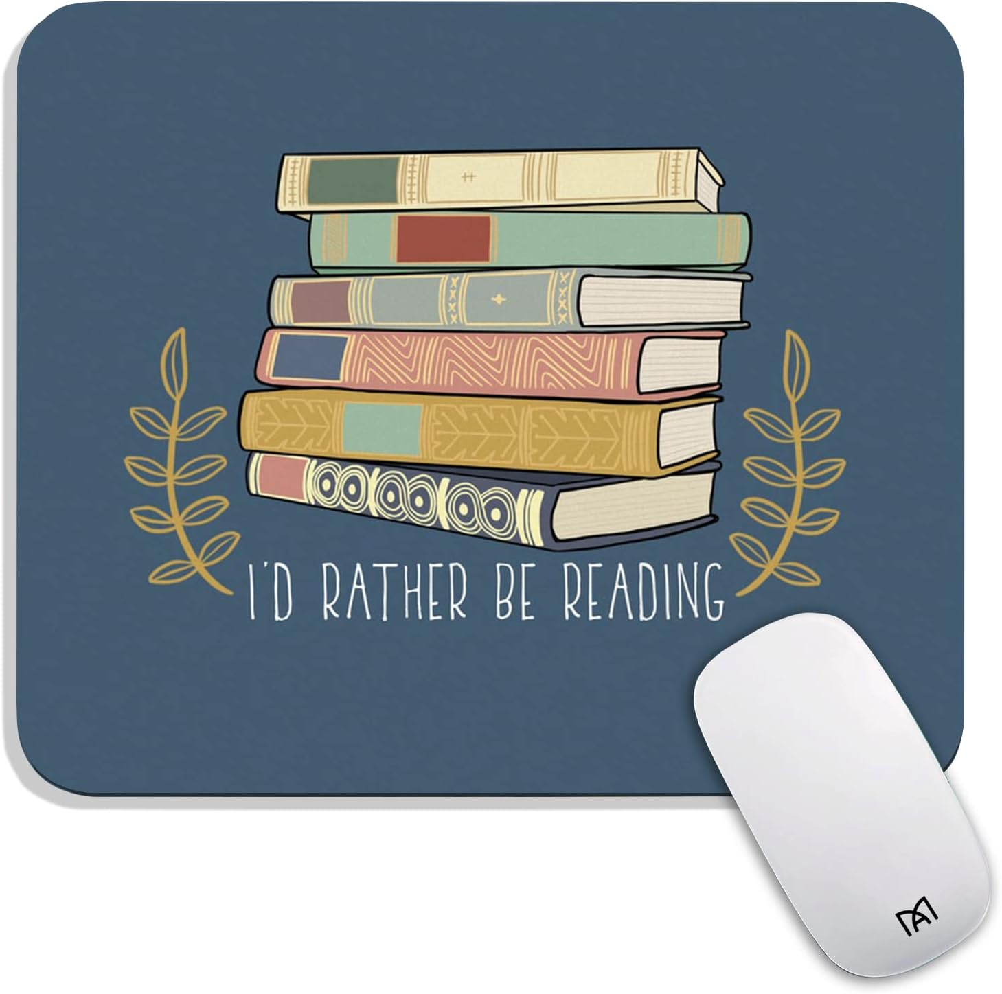 Amazon.com: Armanza Square Mouse Pad Books, Personalized Premium ...