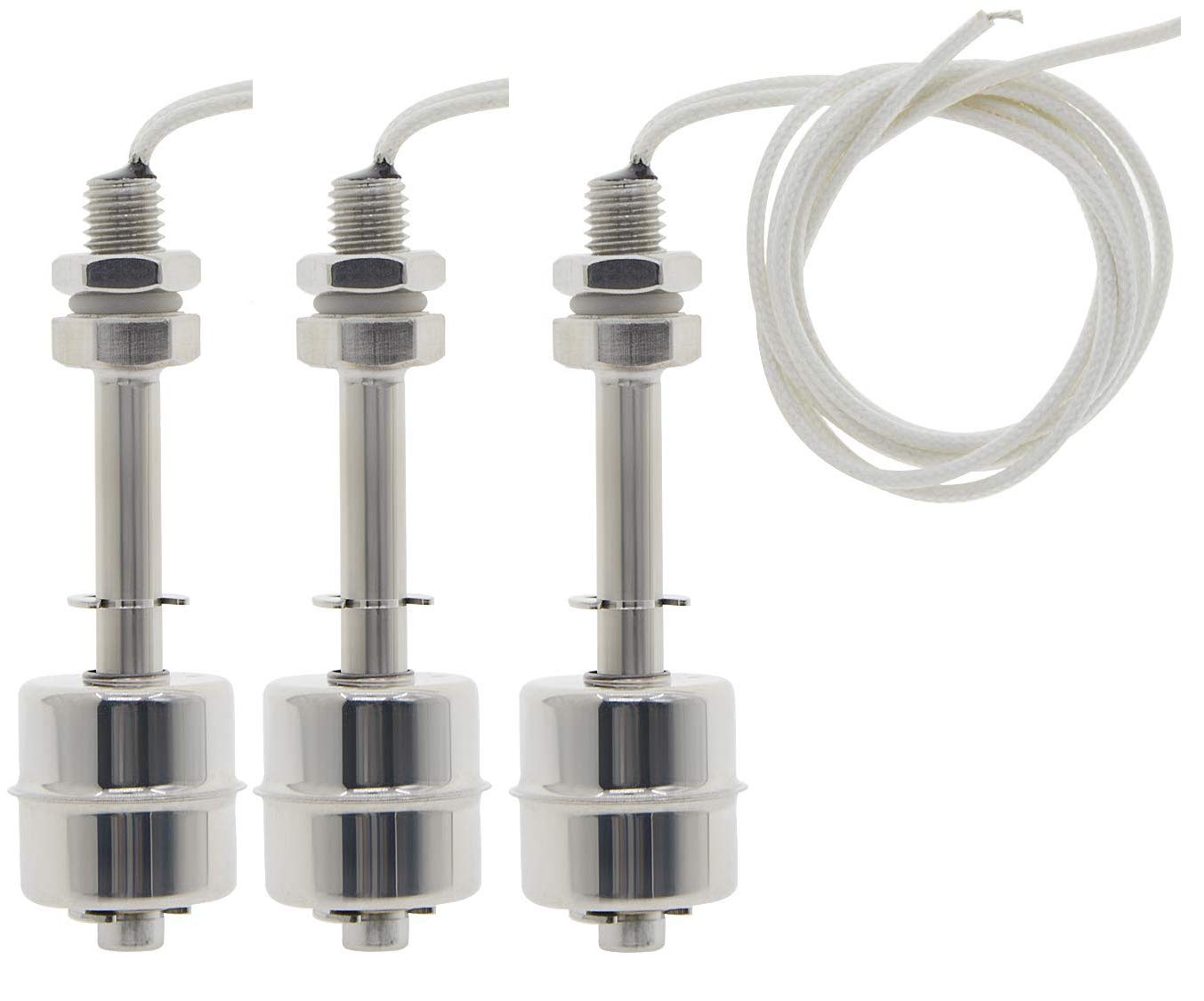 YXQ 75mm Stainless Steel Float Switch Liquid Water Level Sensor Monitor ...