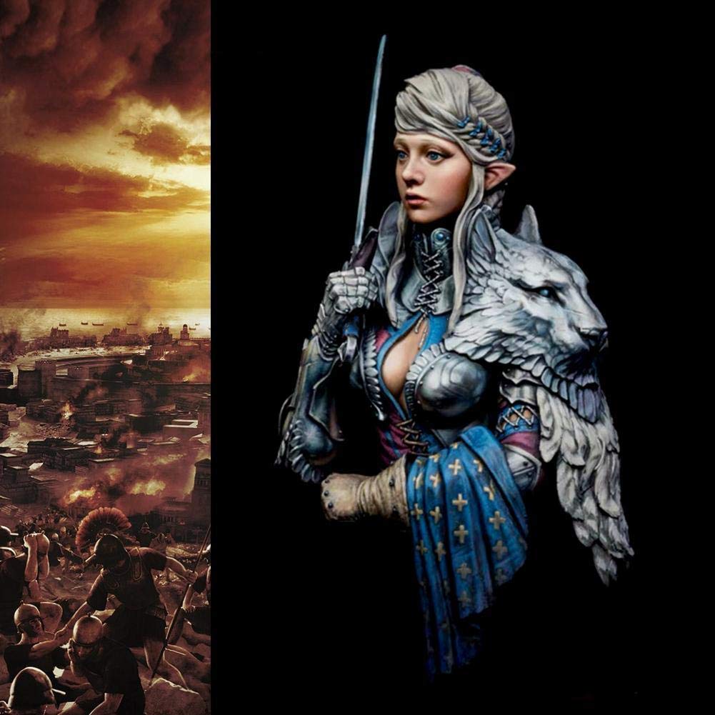 TOMMY LAMBERT Resin Soldier Model 1/10 Female Knights Templar Resin ...