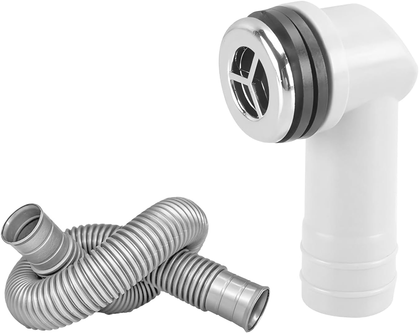 Qrity 1 PCS Overflow Pipe with 29x29mm Round Interface, Kitchen Sink ...