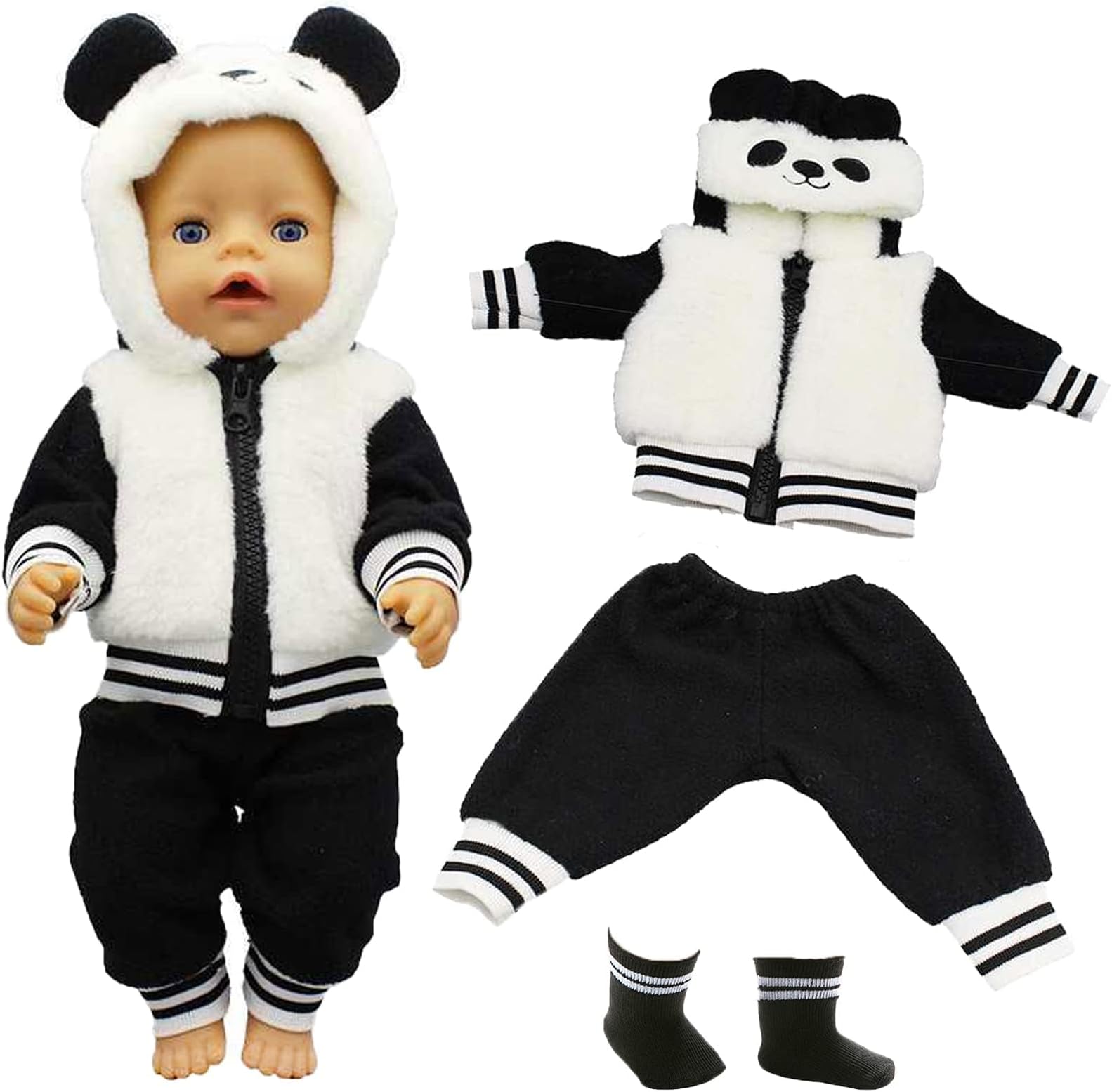 Leogony Dolls Clothes 18 Inch Baby Doll, Girls Boy Dolls Outfits, Tiny ...