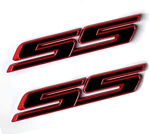 Amazon.com: 2pcs SS Emblems 3D Decal Sticker Logo for SS Series Truck ...