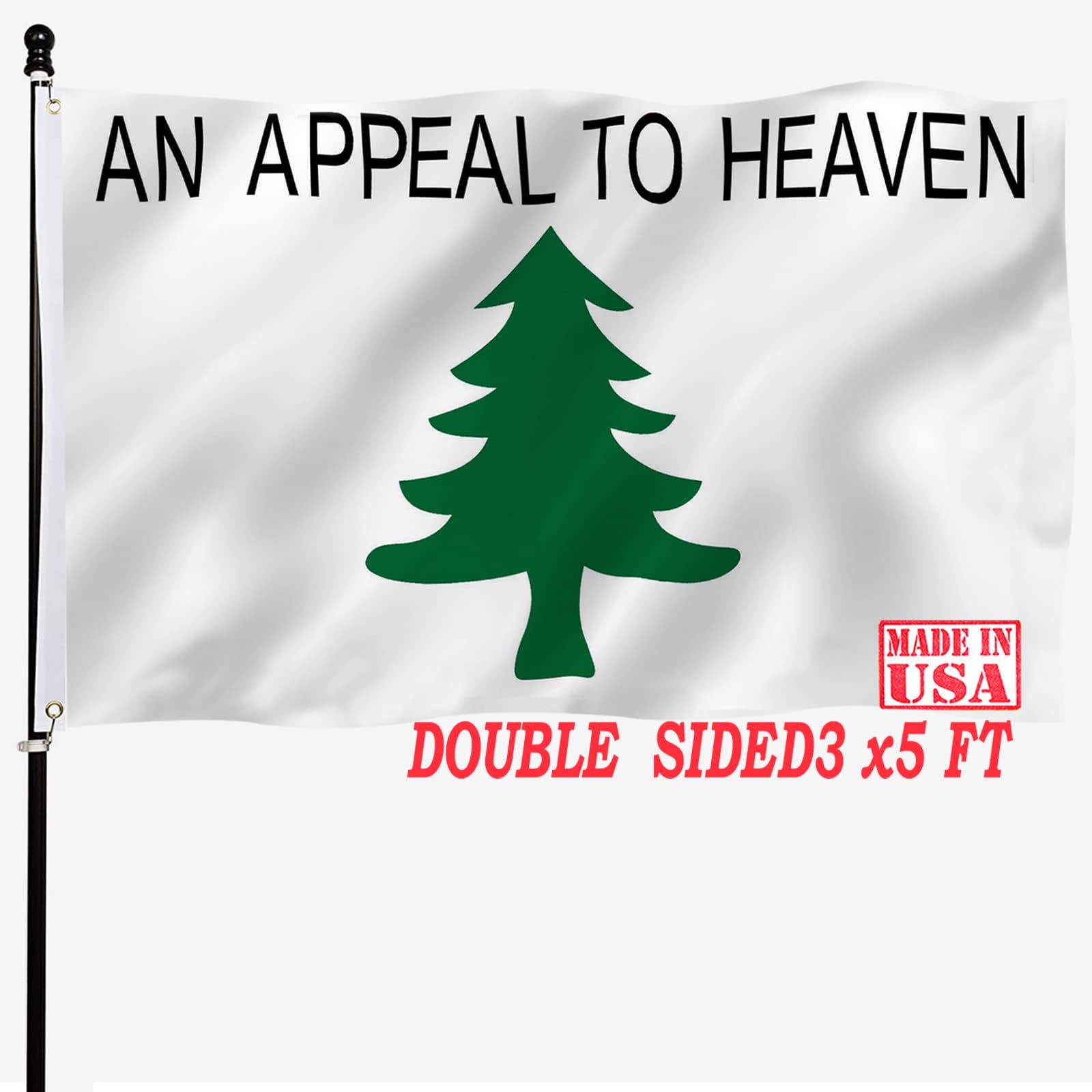 Amazon.com : A Christian Flag? This Premium Outdoor Liberty Tree Flag ...