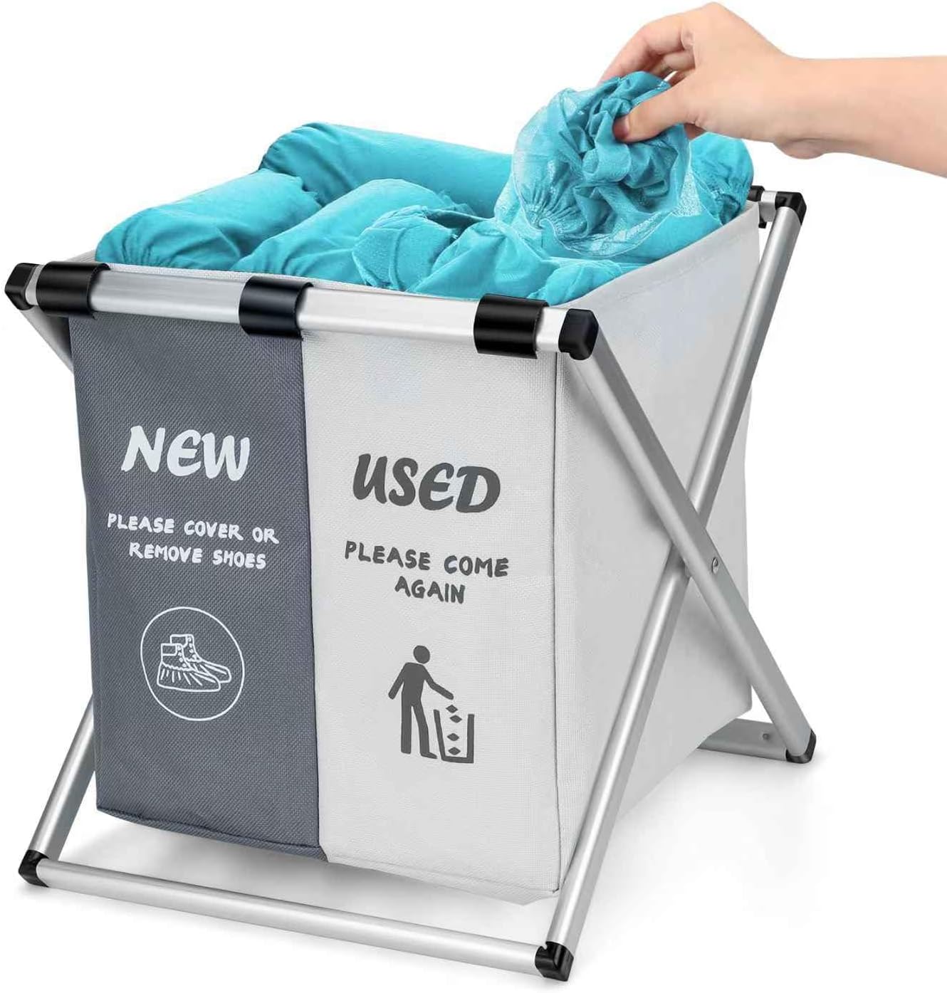 Amazon.com: Zebrabox Foldable Fabric Storage Box for Disposable Shoe ...