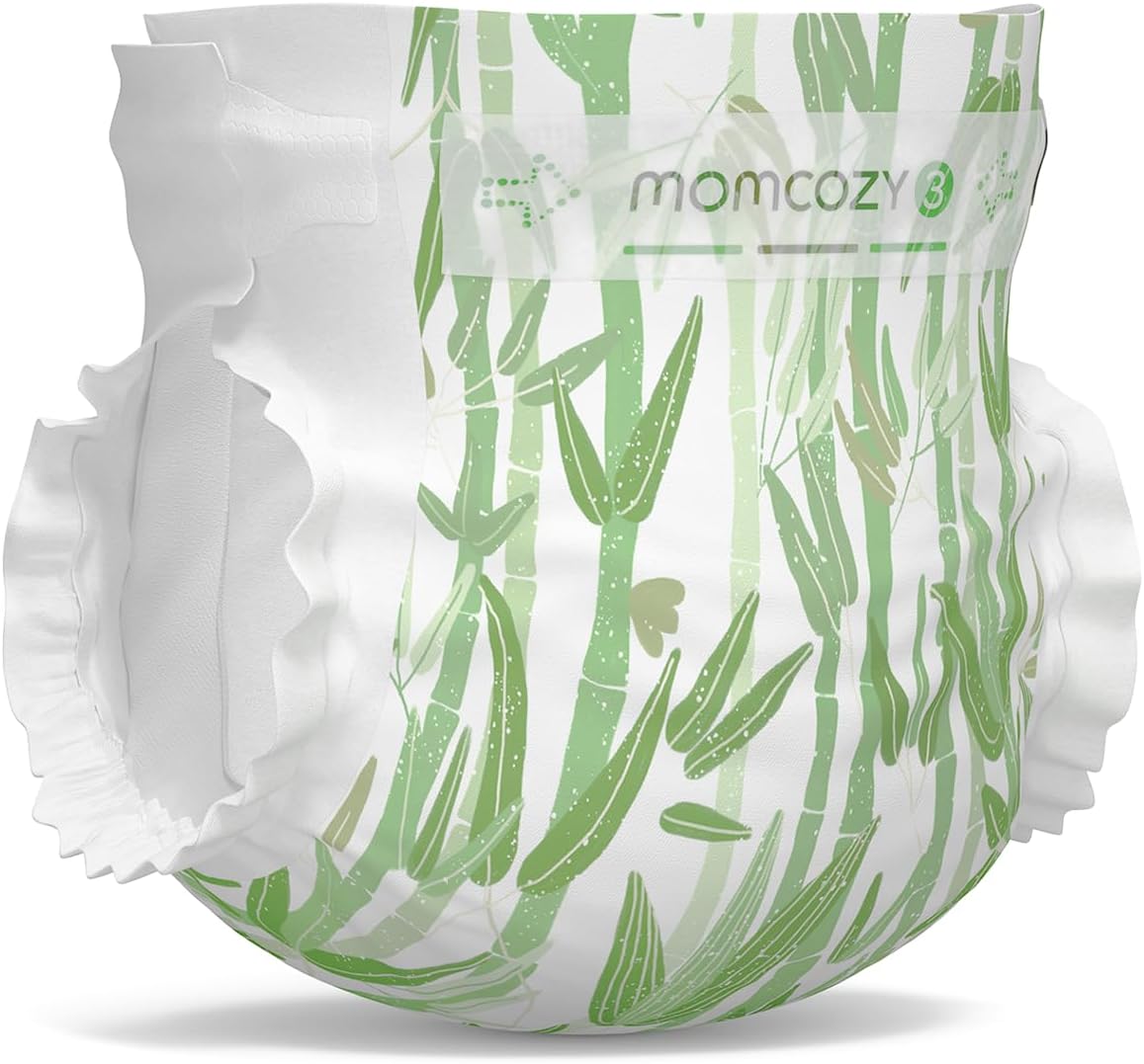 Amazon.com: Momcozy Baby Diapers, Baby Diapers Natural Bamboo Diapers ...