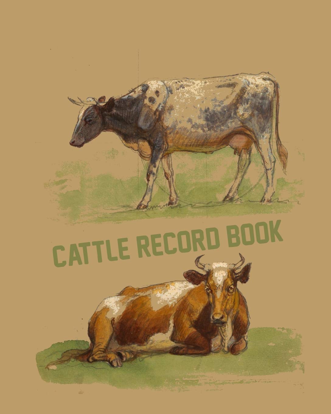Buy Cattle Record Book: Cattle Record Book | Calving Record Book | Farm ...