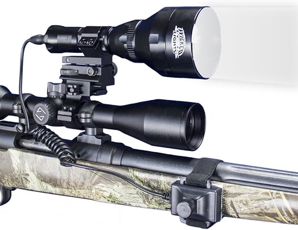 Amazon.com : Wicked Lights W403iC White Night Hunting Light Kit for ...