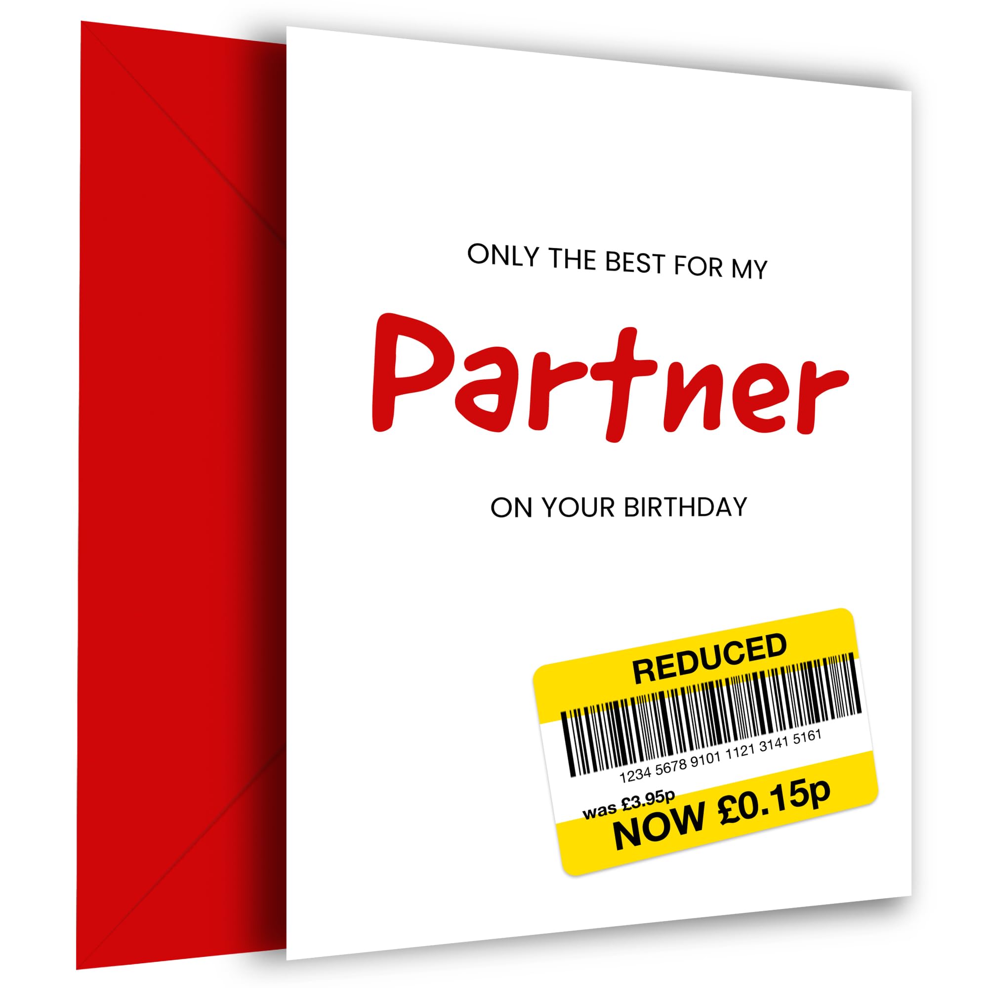 Hey Chimp Only The Best Birthday Card For Partner Funny | Desertcart INDIA